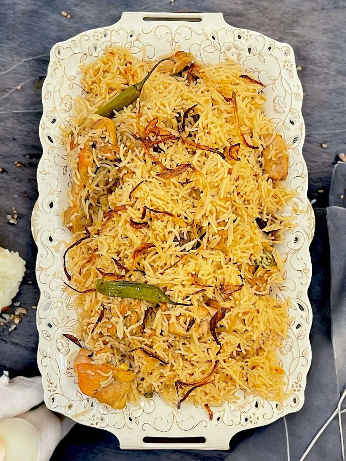 Chicken Pulao (Chicken Yakhni Pulao)